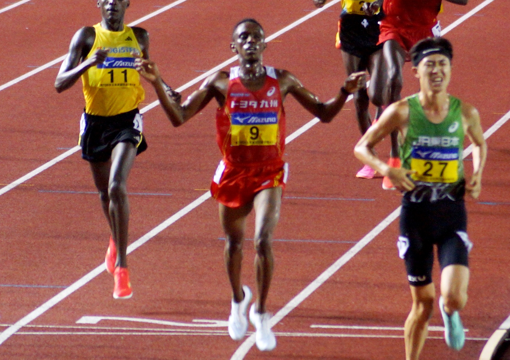 9/27（土）全日本実業団対抗陸上競技選手権 10000m アントニー選手優勝 | トヨタ自動車九州 陸上競技部